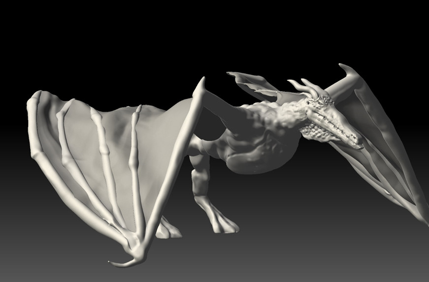 ArtStation - Dragon sculpt