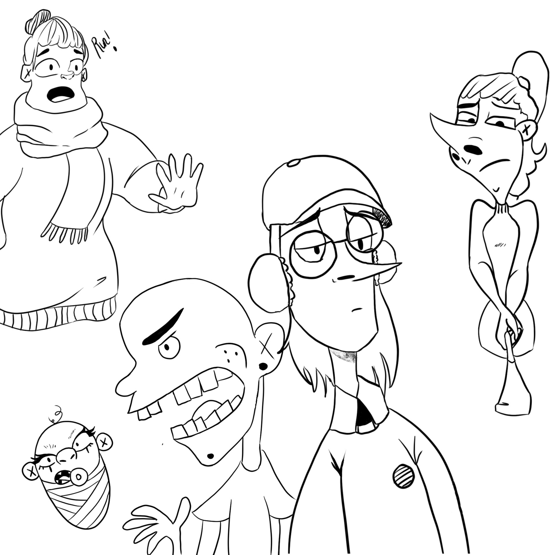 Kubby Korm - Character designs