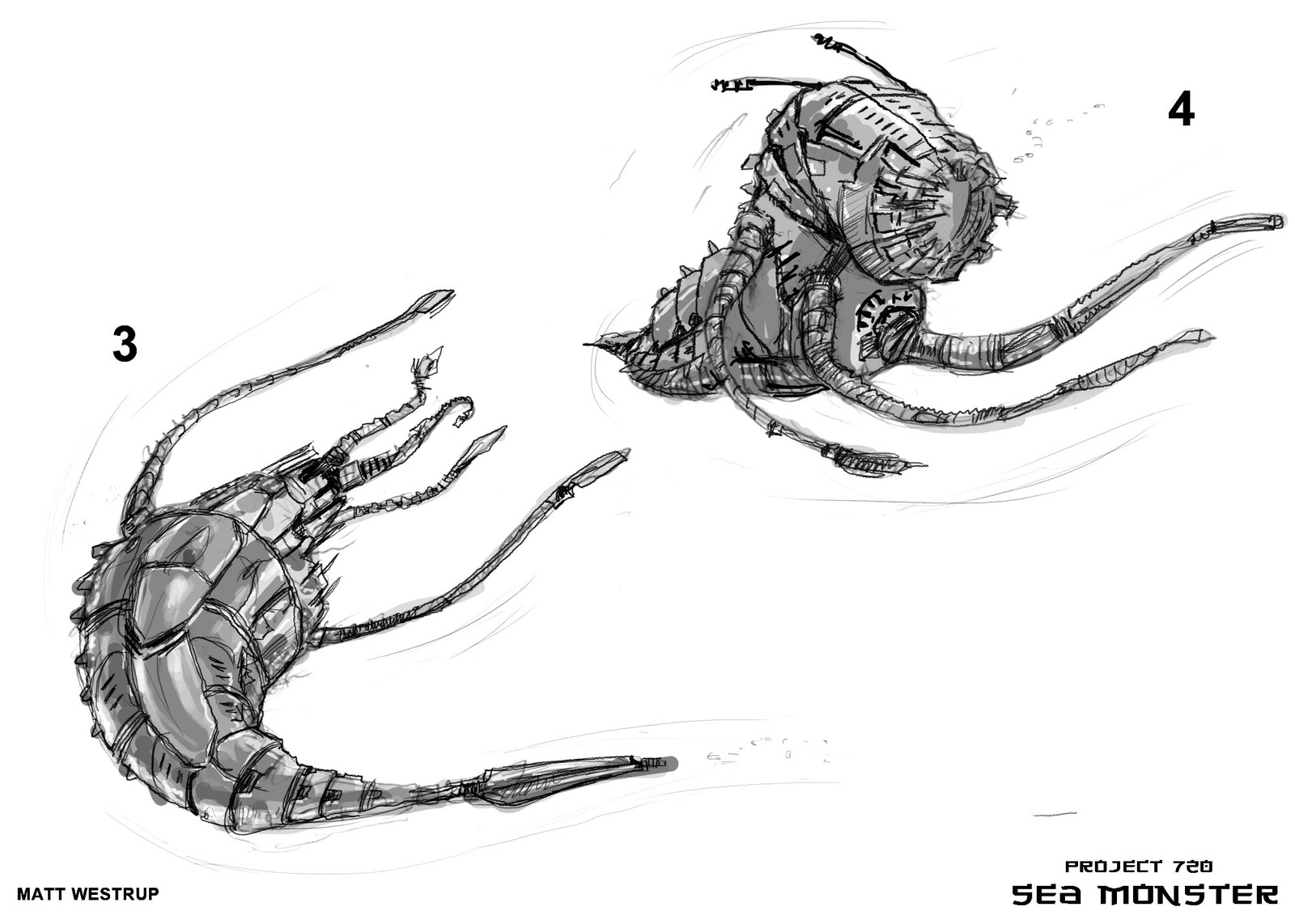 CHARACTER ARK - Project 720 - Sea Monster Mech