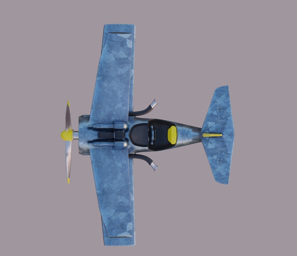 ArtStation - propeller fighter plane