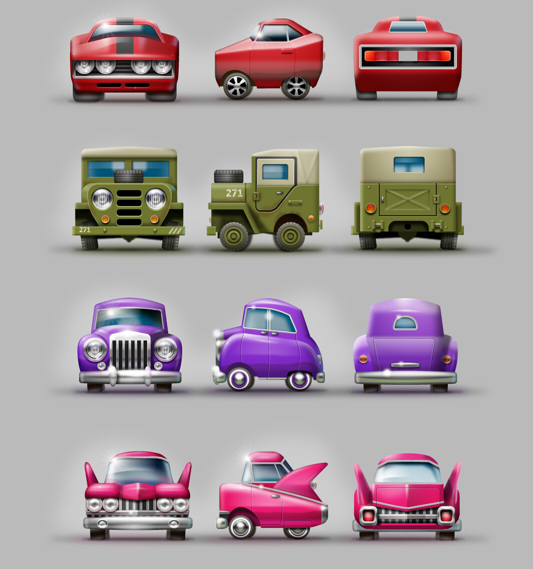 ArtStation - Cubic cars