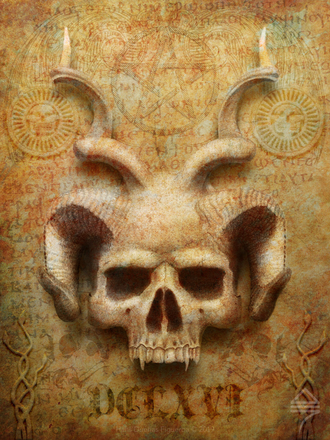 ArtStation - Evil Skull