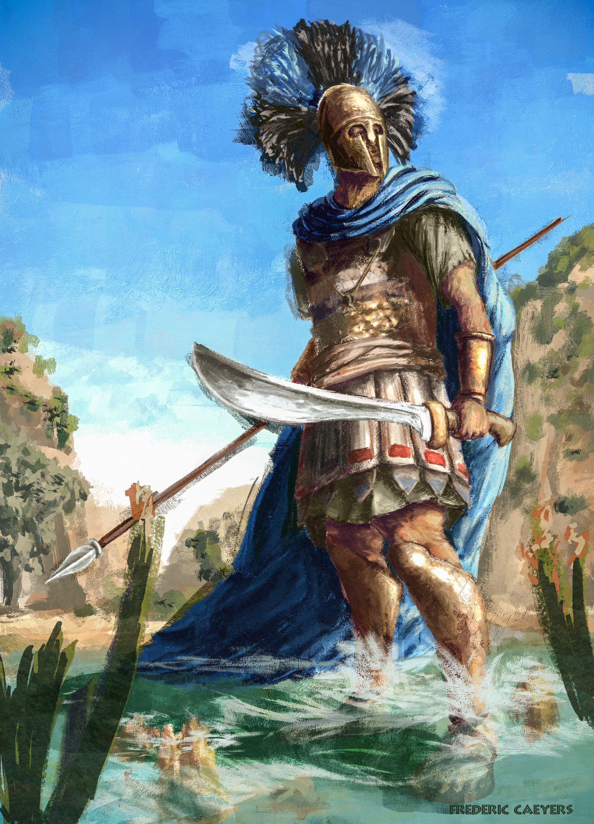 Frederic Caeyers - Athenian Soldier