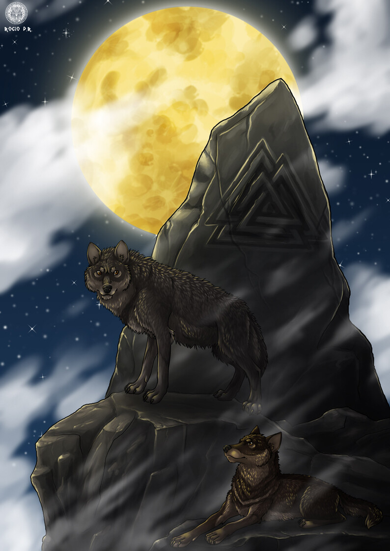 ArtStation - Geri and Freki