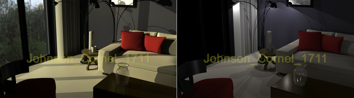 ArtStation - Light vs Day Interior Lighting Assignment