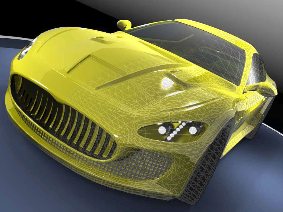 Jeremie Abtey - Car Model Renders