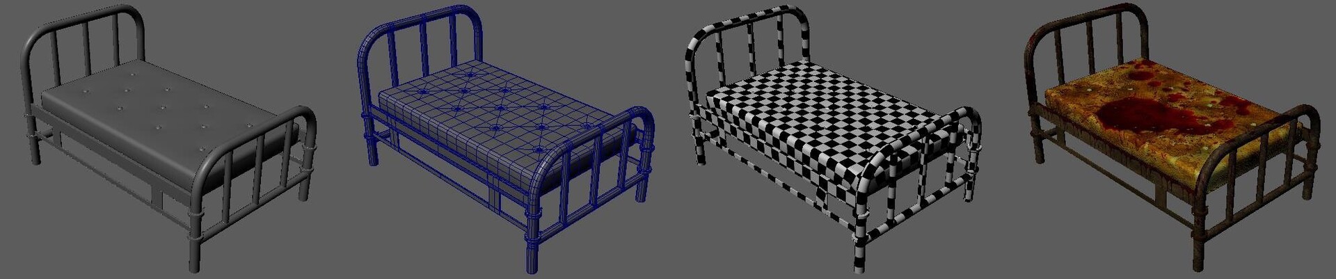 ArtStation - Creepy bed