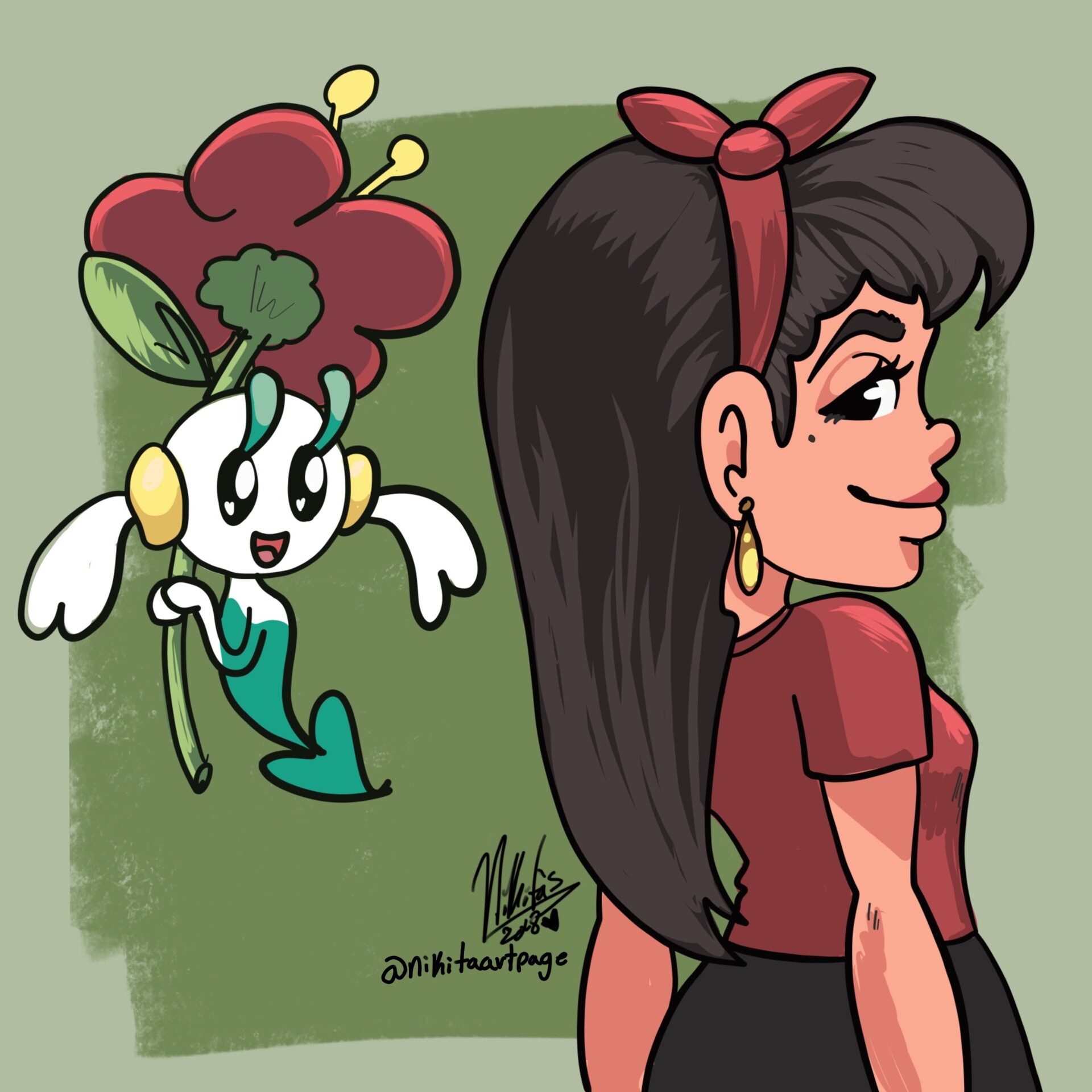 ArtStation - Pokemon trainer Selena