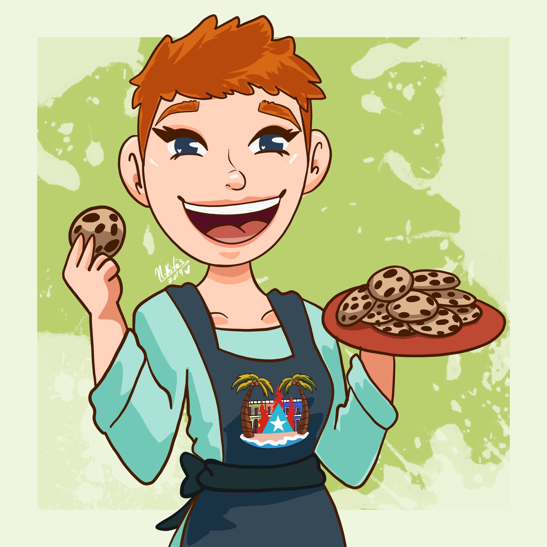 ArtStation - Cookie baker avatar