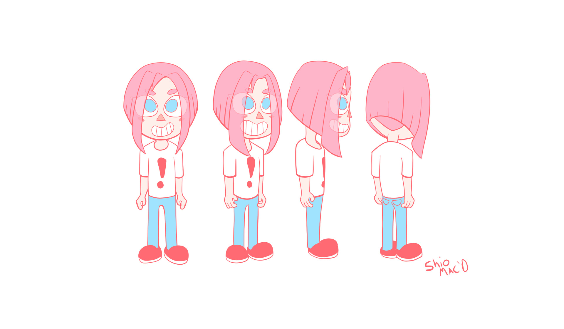 ArtStation - 8 point turnaround