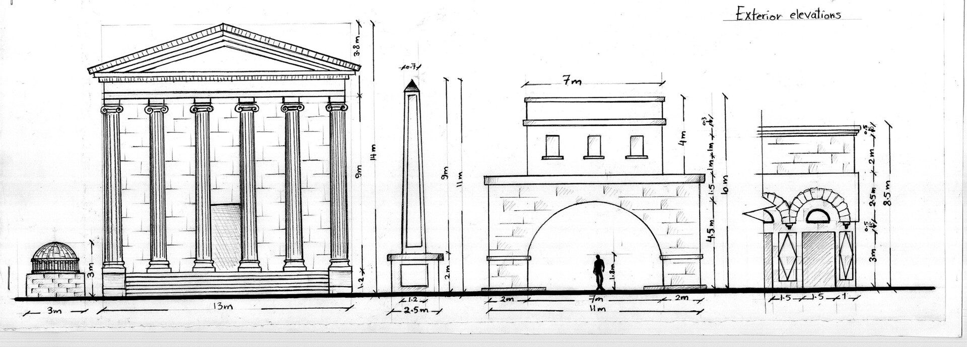 Noha Abbas - AZAZIL Set design " cinema " - exterior location -old ...