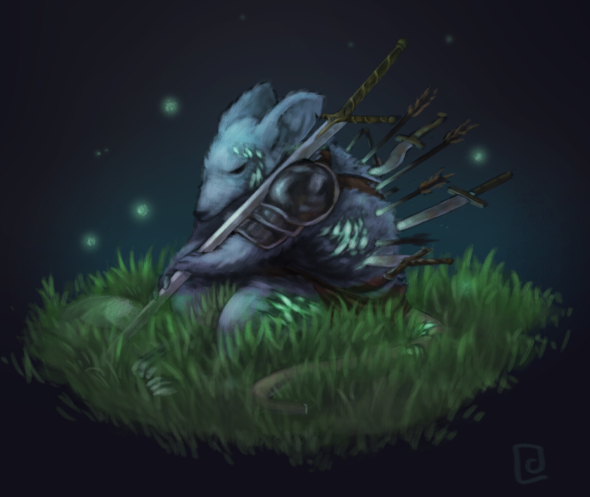 ArtStation - Dead mouse warrior