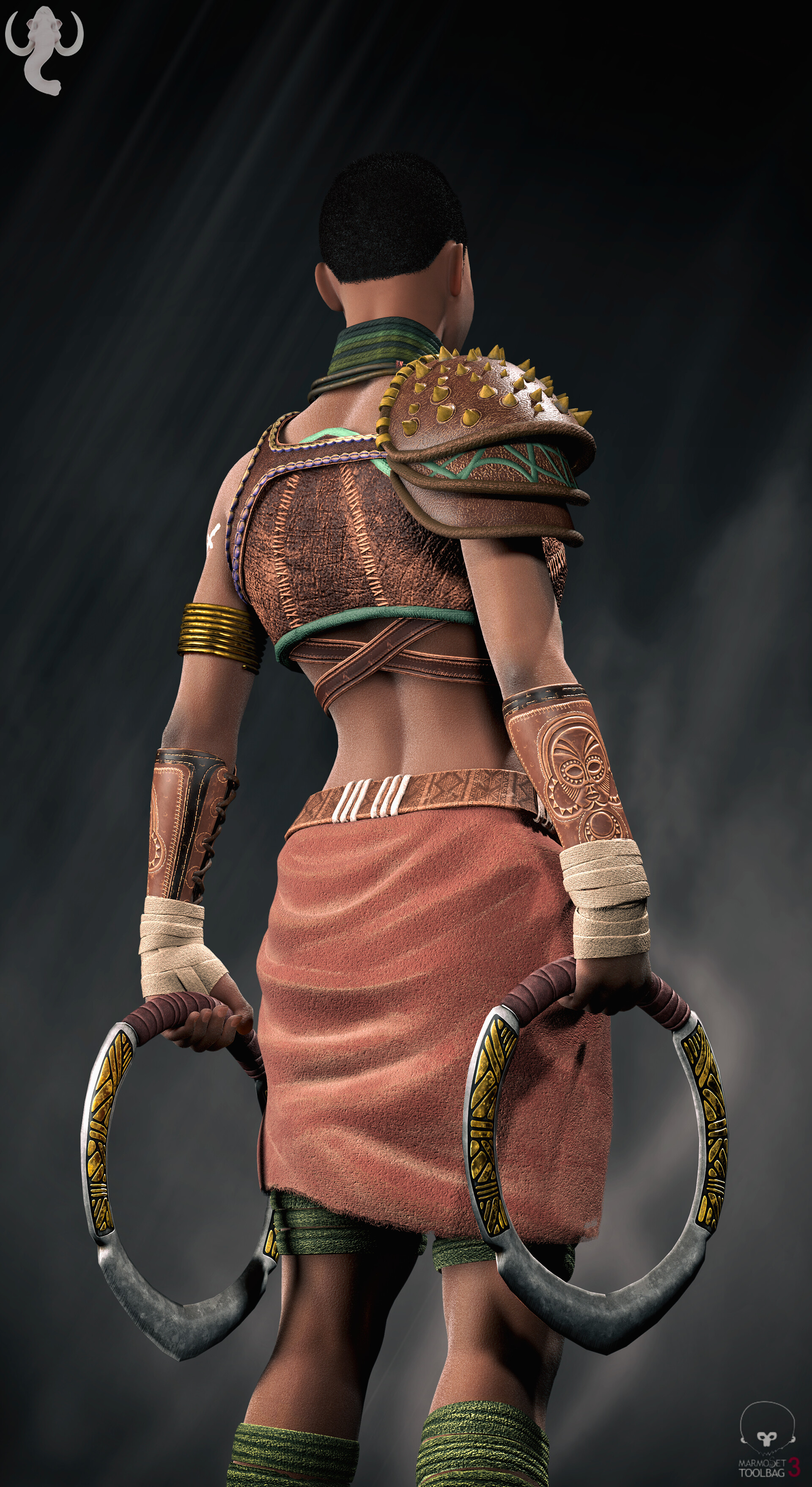 Michael Tzetzias - Nakia, The Wakandan Warrior