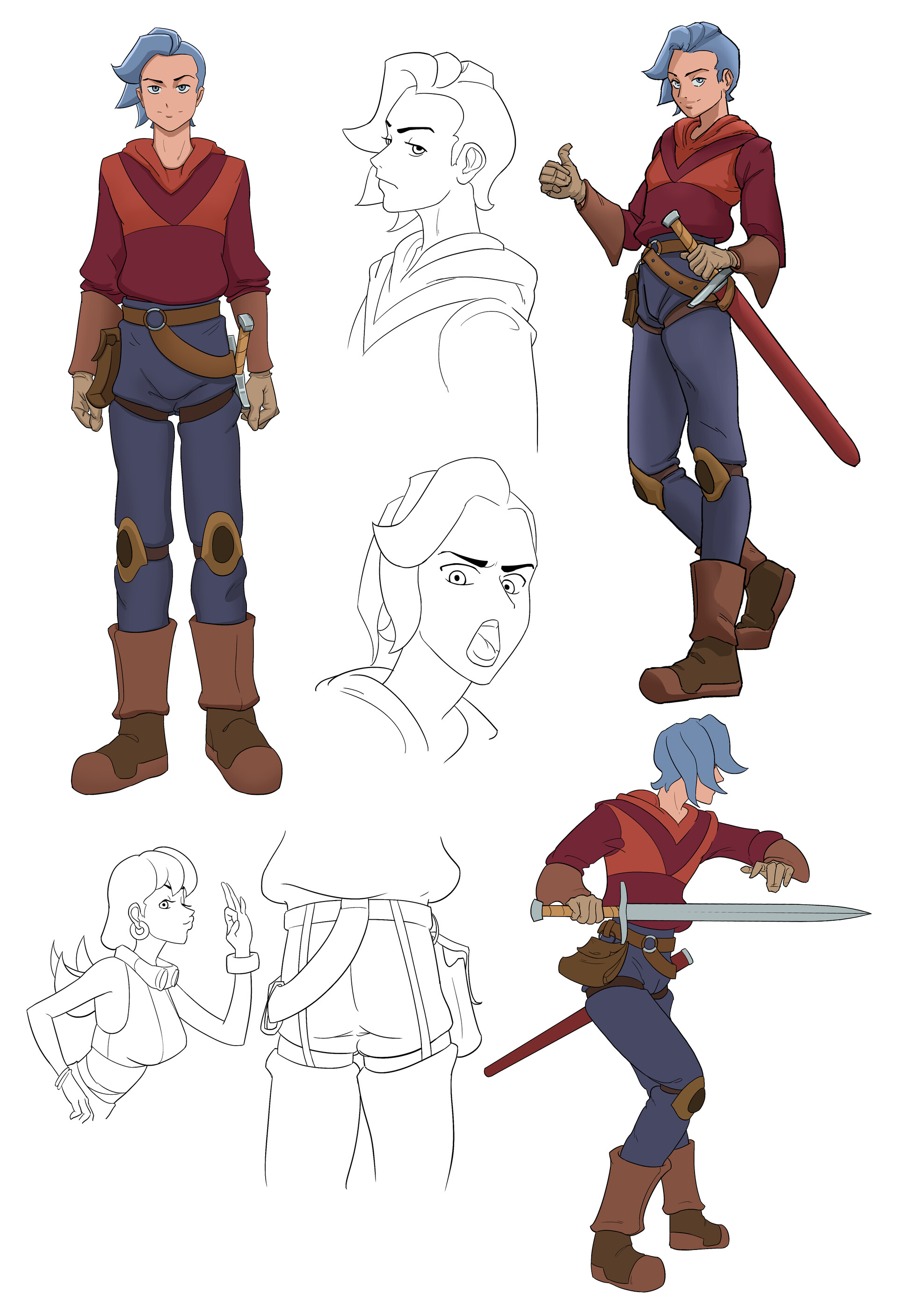 ArtStation - Character Sheet