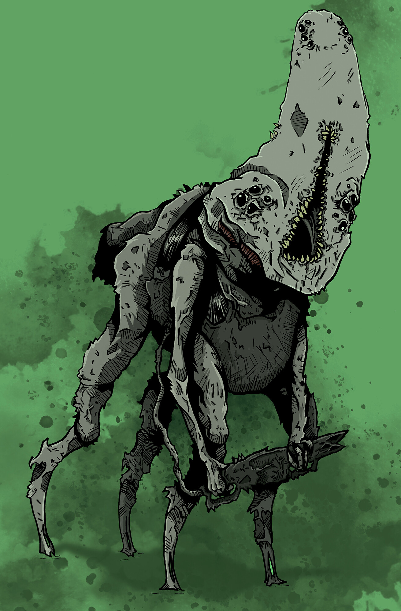 ArtStation - Alien footsoldier