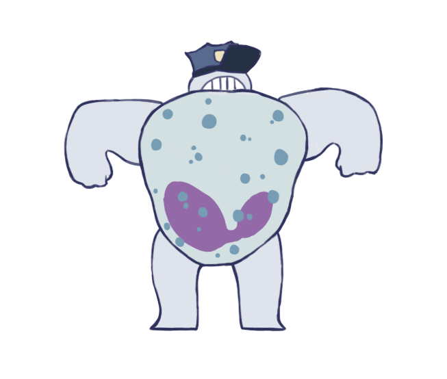 White Blood Cell Cartoon