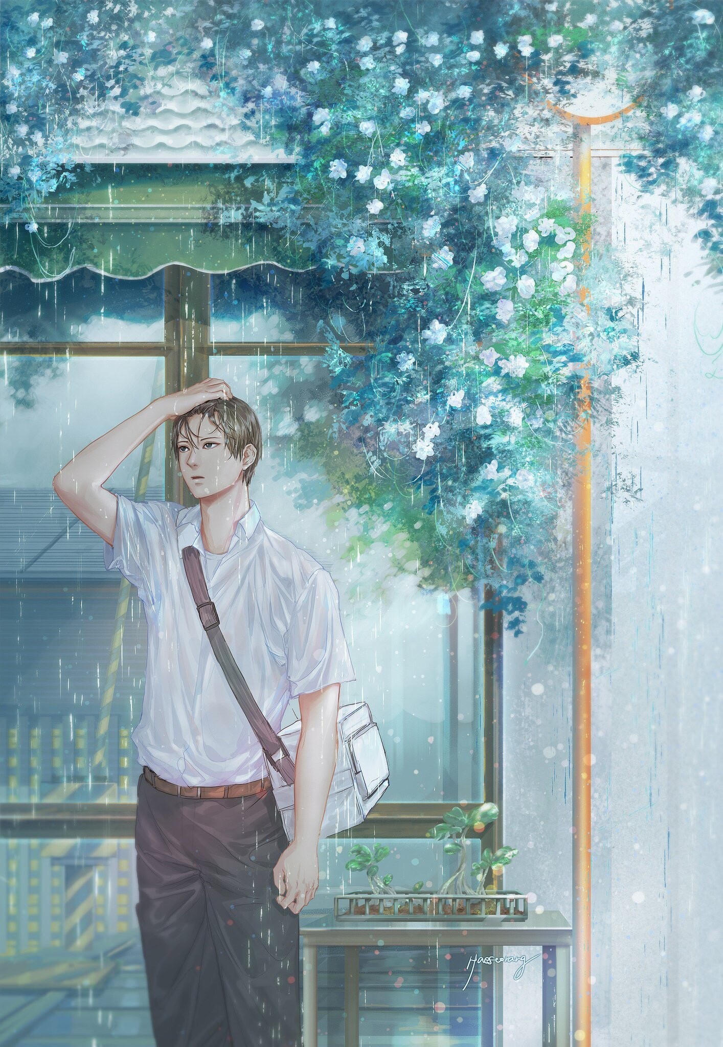 ArtStation - Summer rain