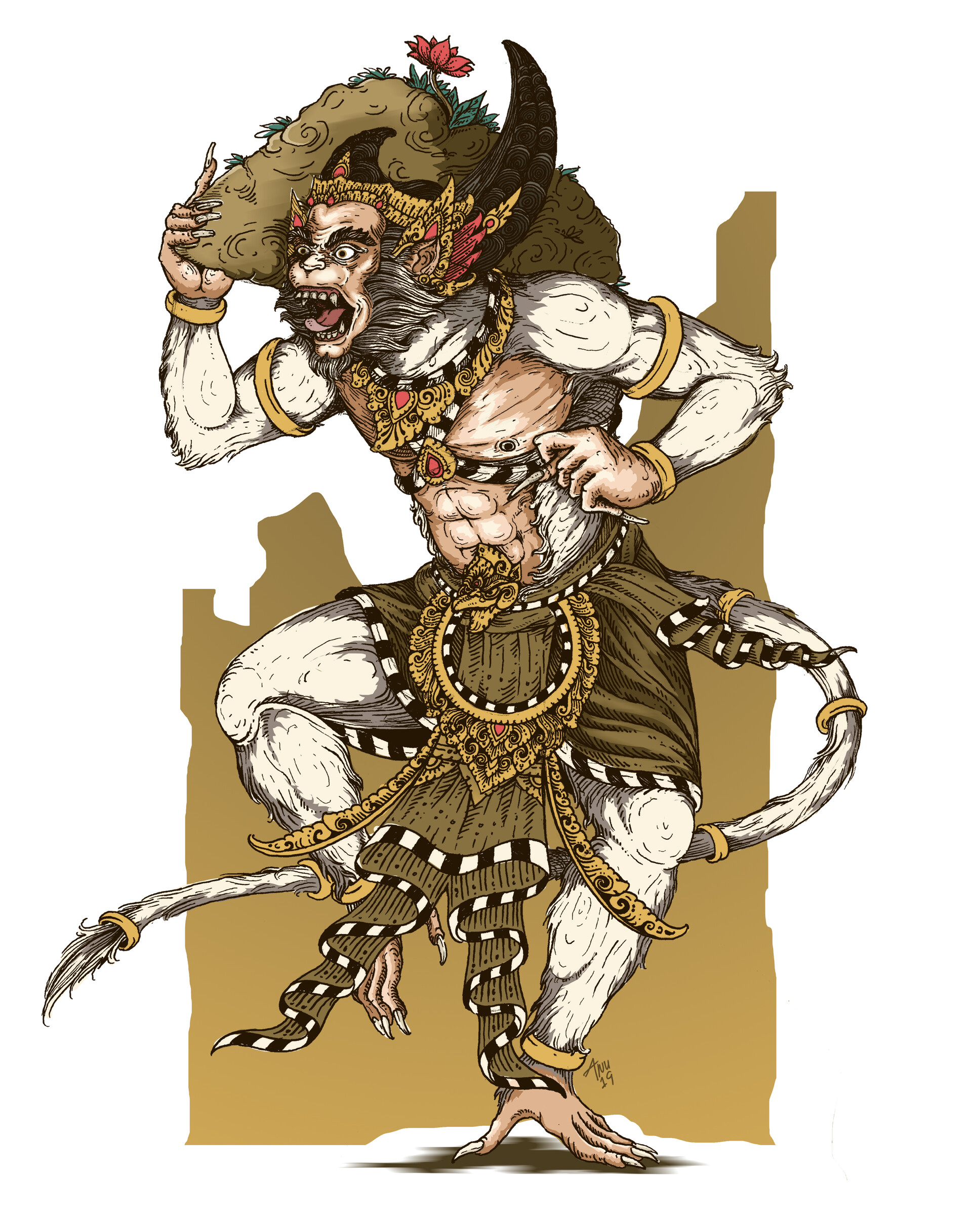 hanuman physical description