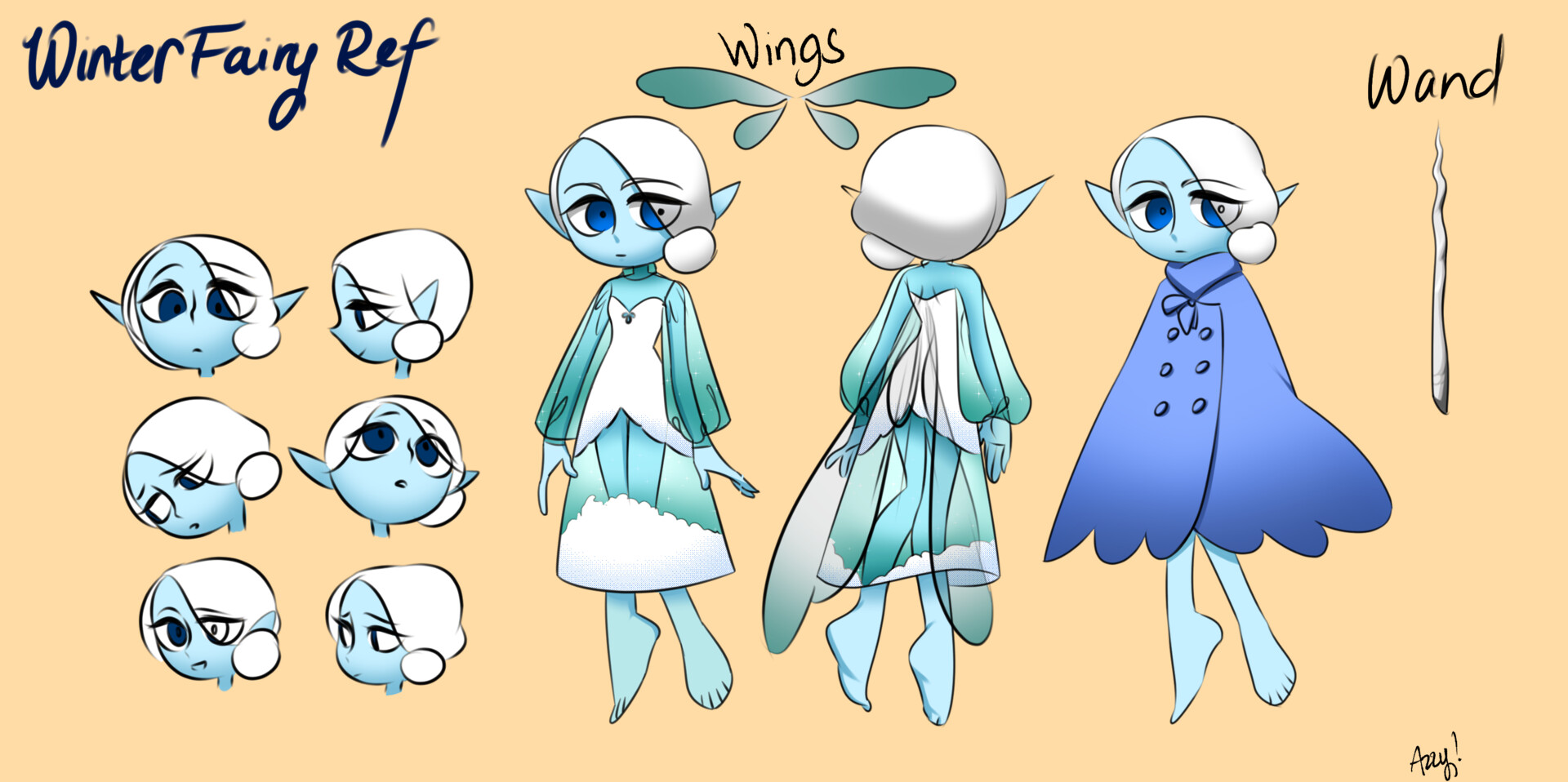 ArtStation - Winter Fairy Concept