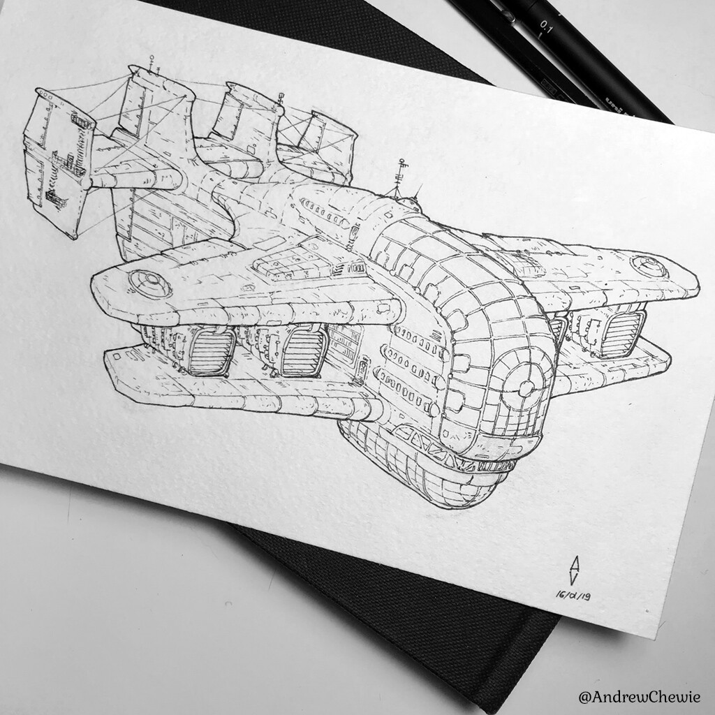 ArtStation - Dieselpunk aircraft - Behemoth