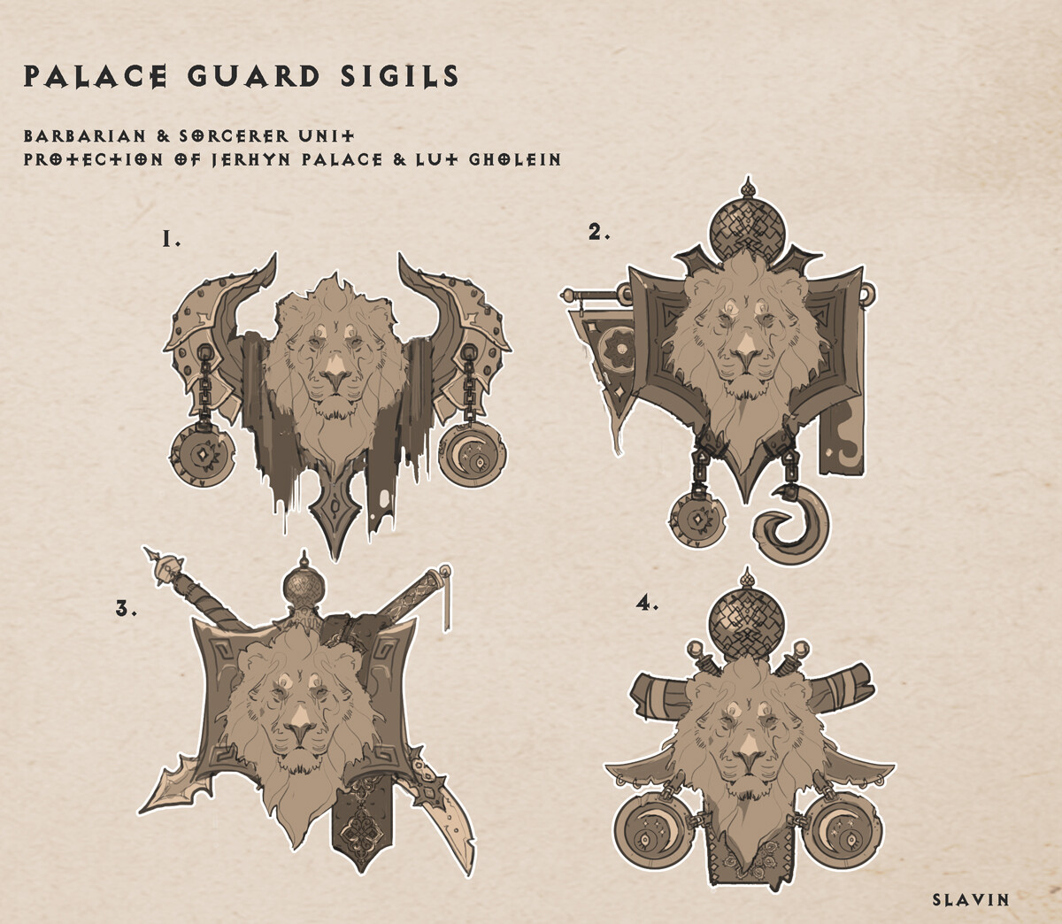 ArtStation - Palace Guard Sigils