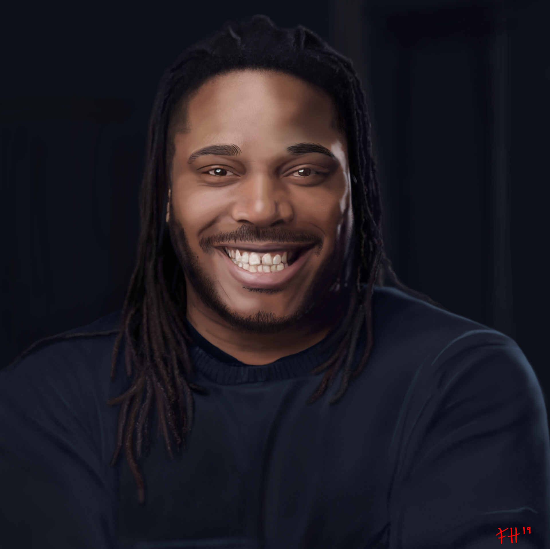 ArtStation - Erich Preach Portrait