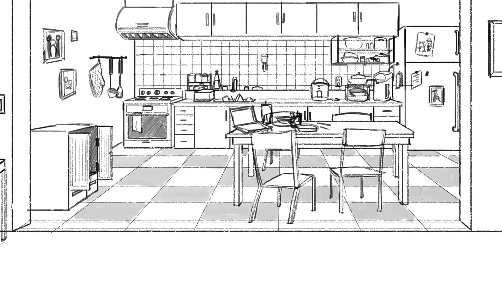 Riley Hazelrigg - Itadakimasu Storyboard Layouts