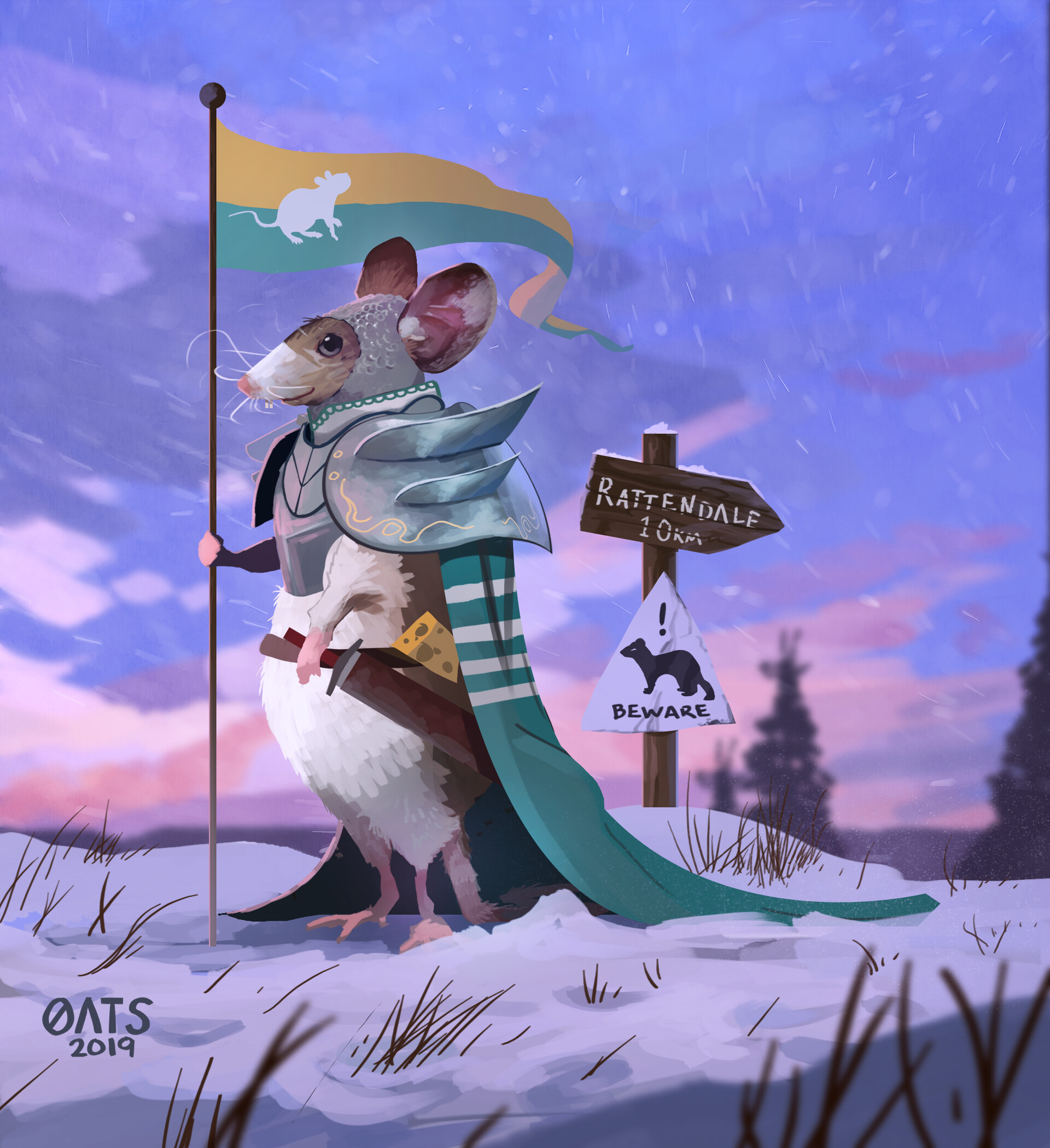 ArtStation - Mouse Warrior