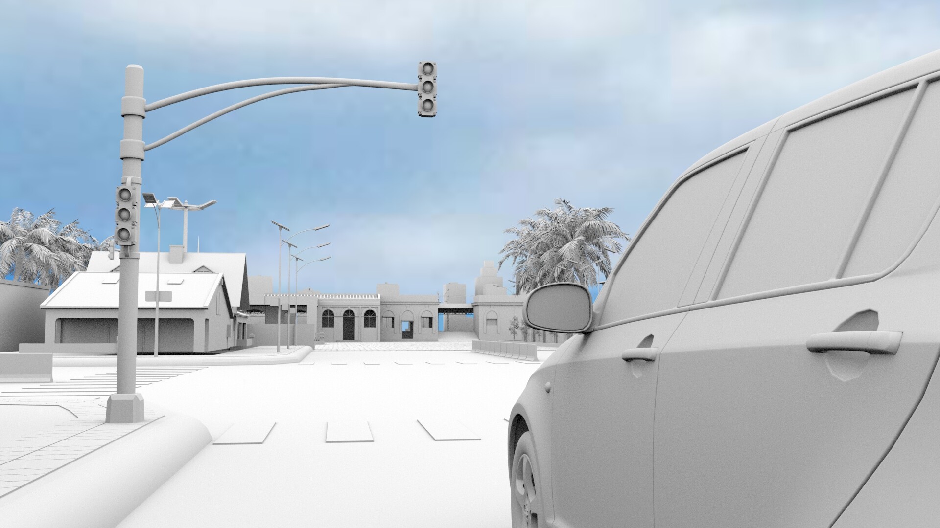 ArtStation - City Environment View