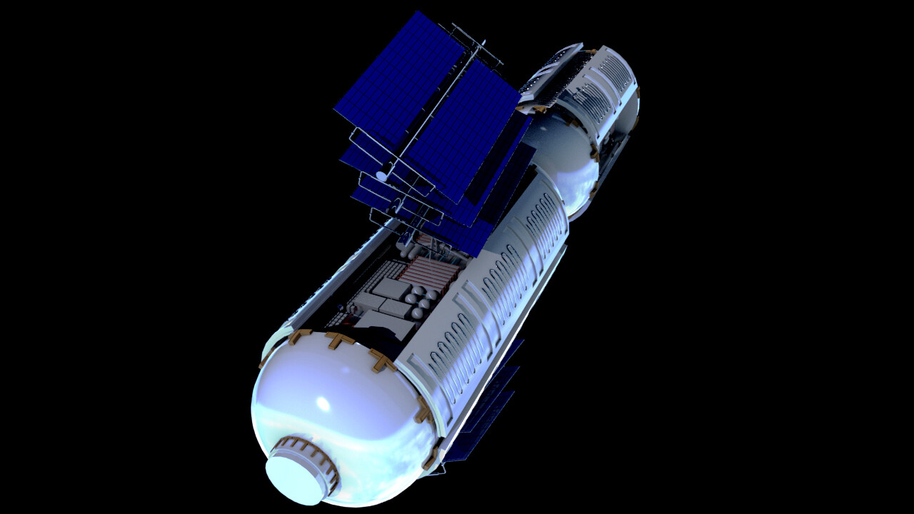 3D Modeler - Satellite in Orbit