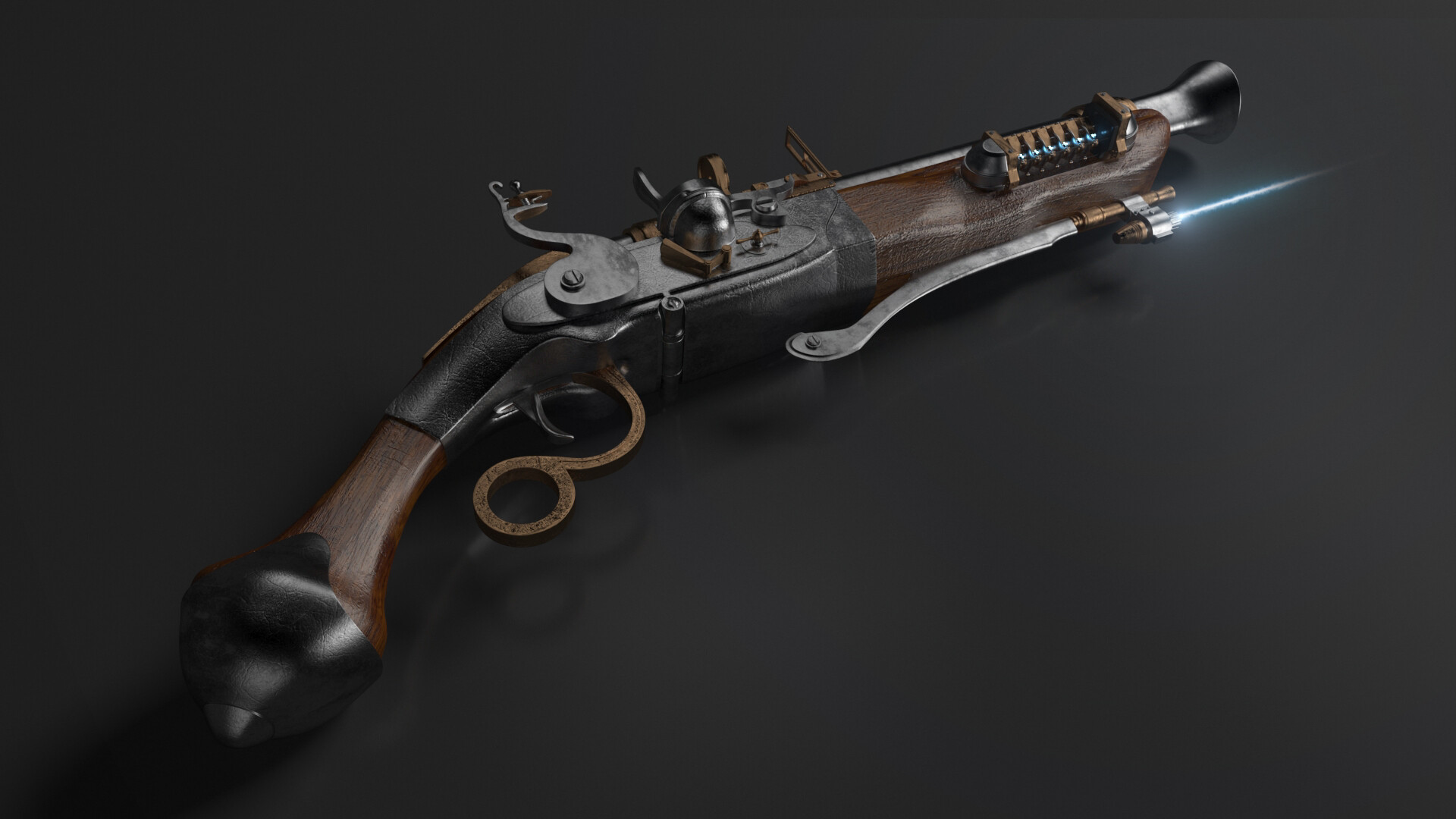 Mieszko Sałamacha - Captain's enhanced flintlock