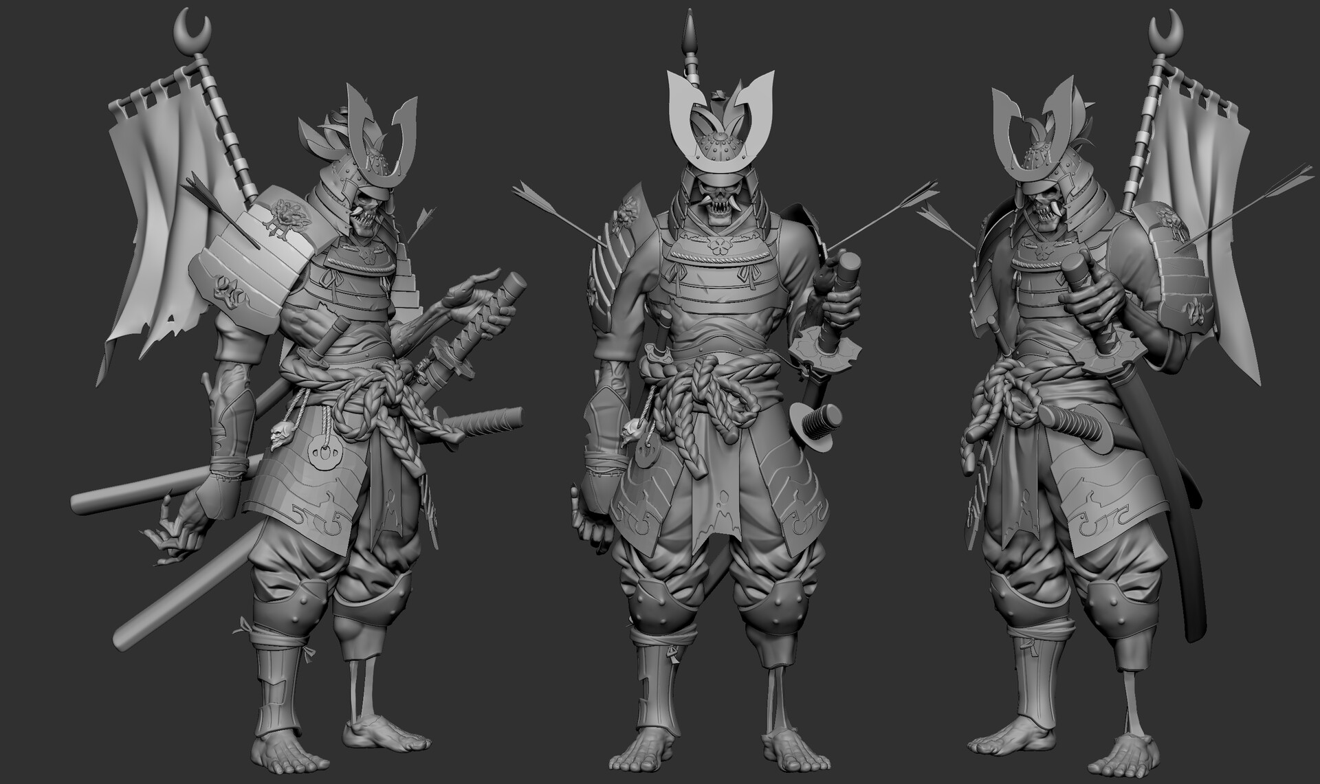 Ackeem Durrant - Skeleton Warrior (Real-time)