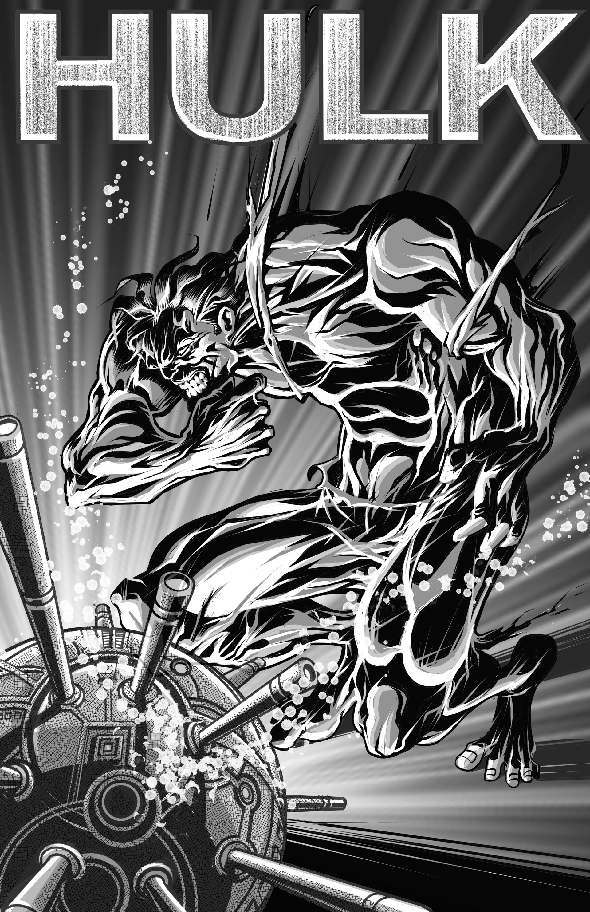 ArtStation - Hulk v gamma bomb