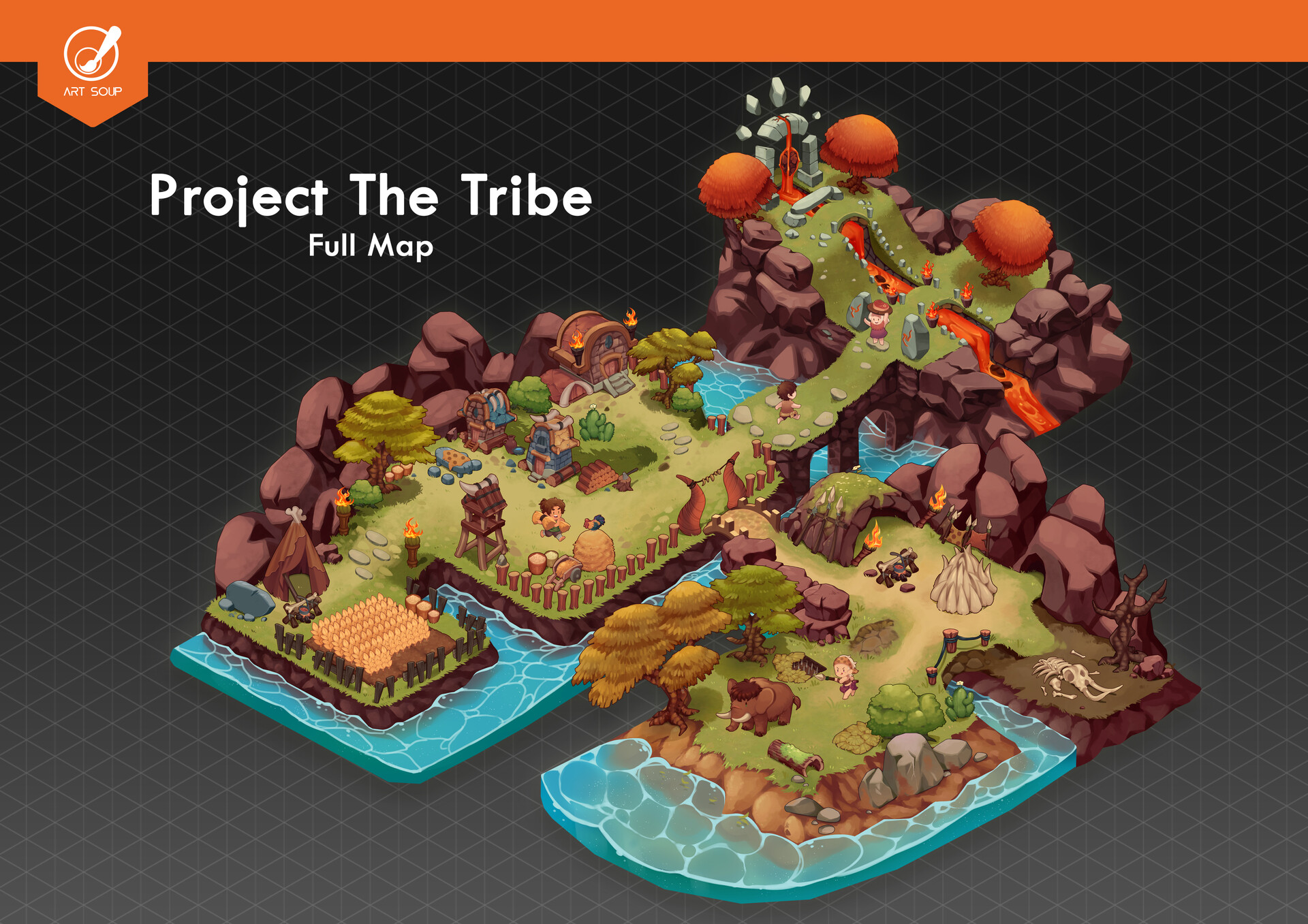 ArtStation - The Tribe - Isometric Project