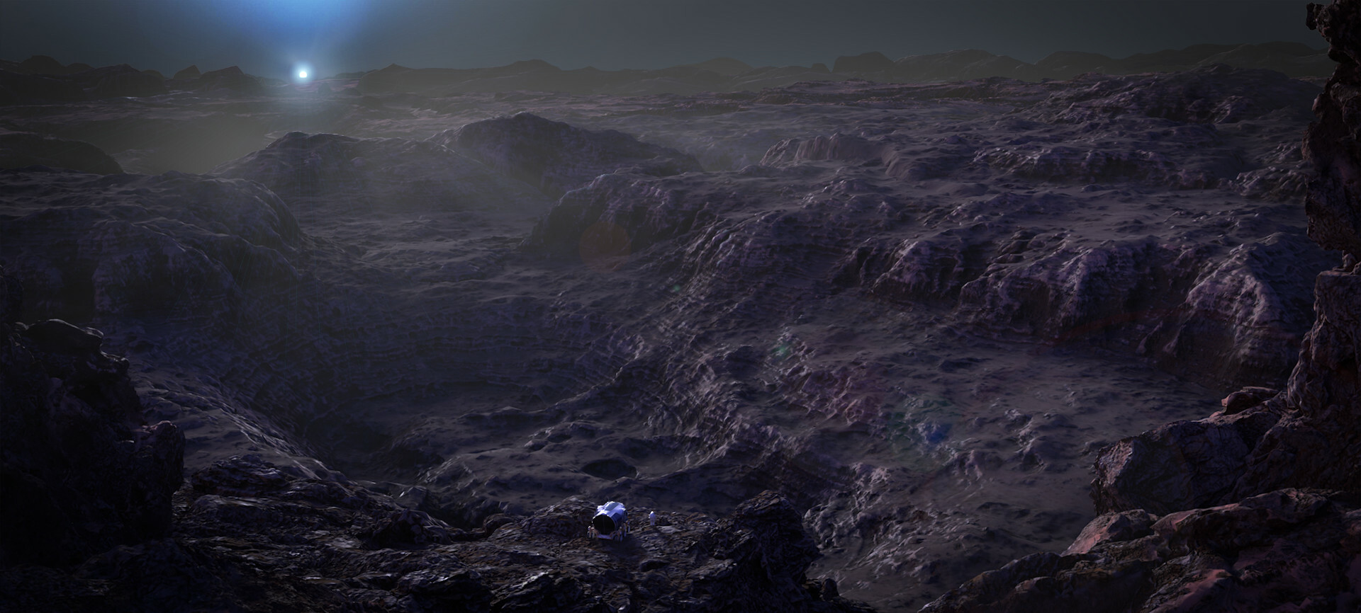 ArtStation - Blue Sunset - From the Moon to Mars: Celebrating Apollo’s ...