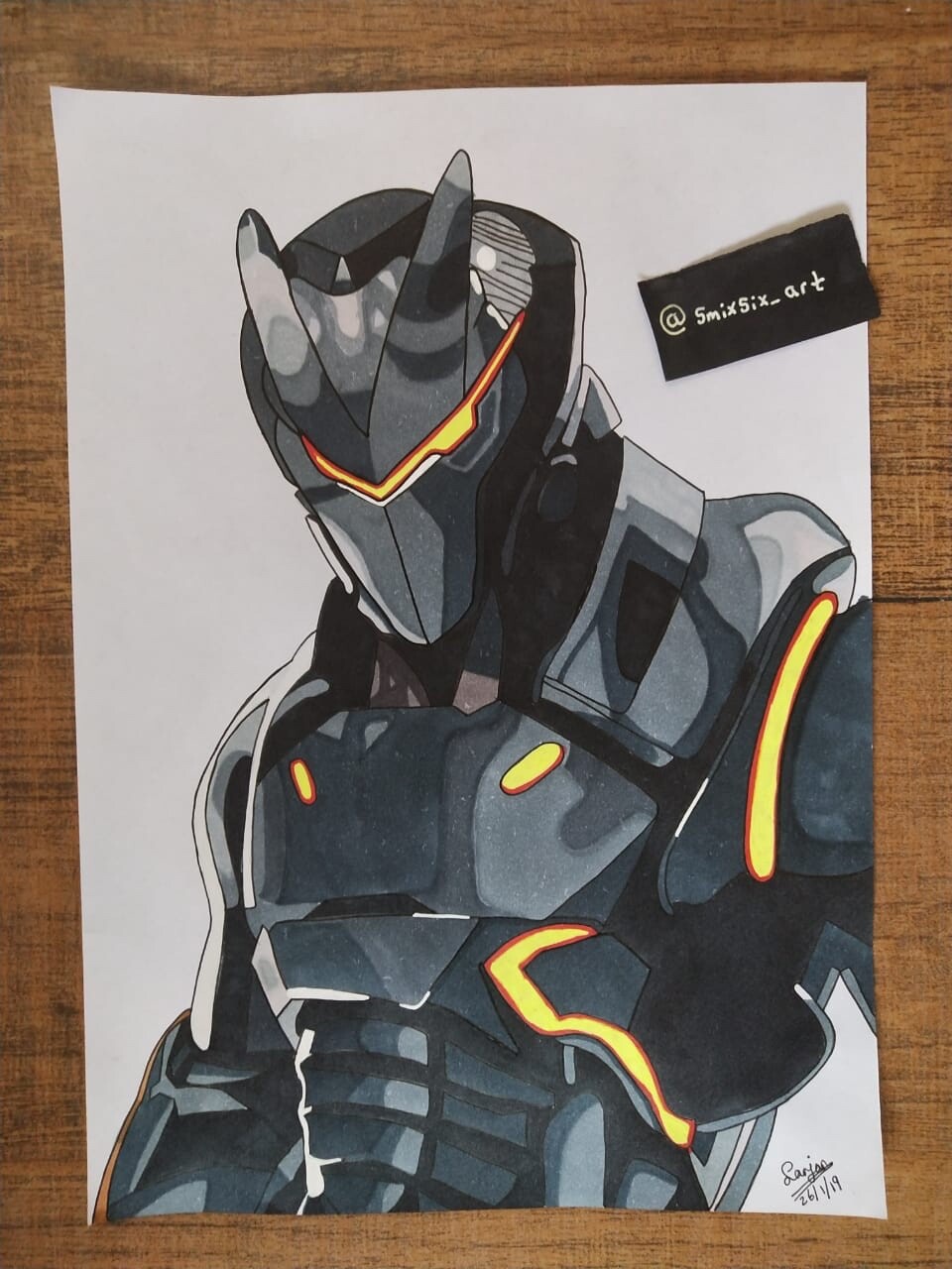 how to draw fortnite omega skin