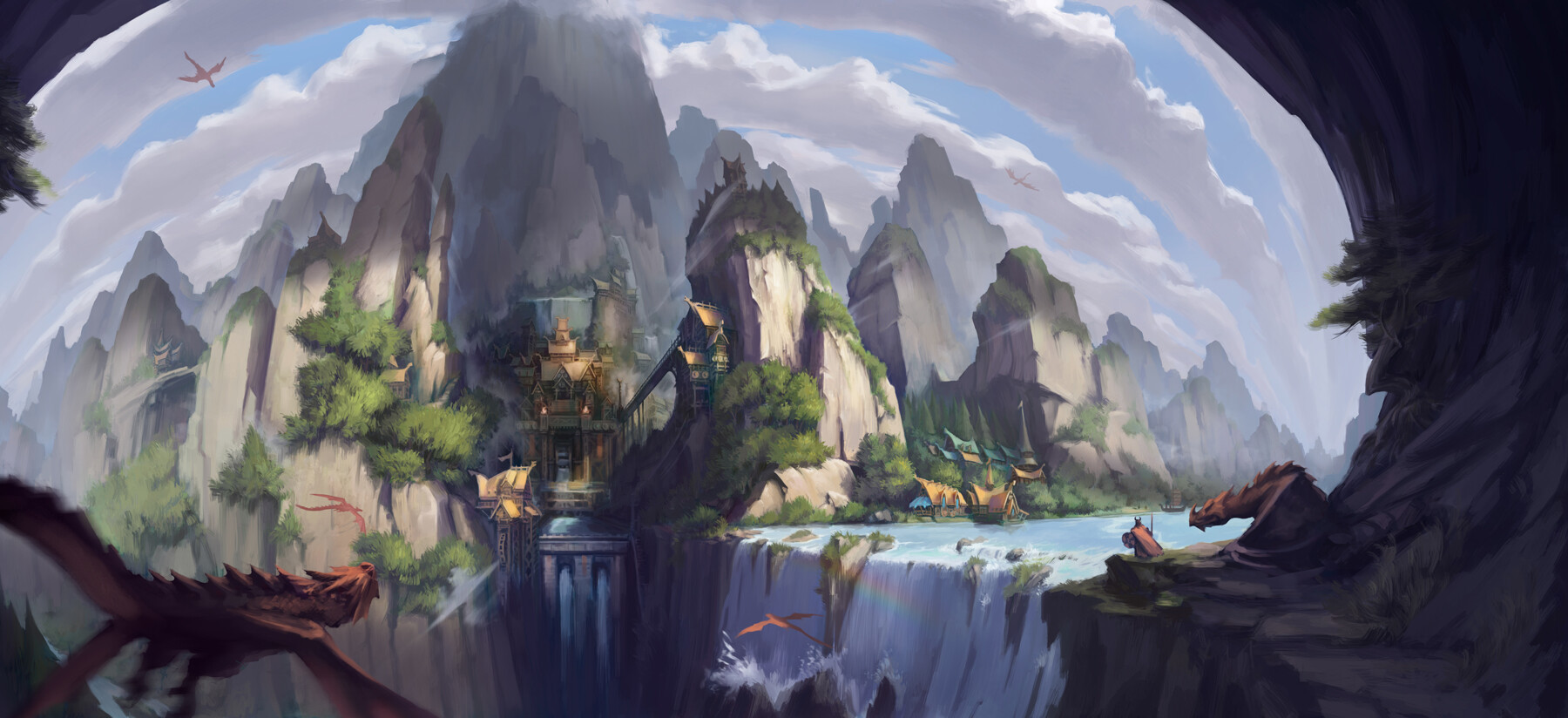 Fantasy Viking Castle