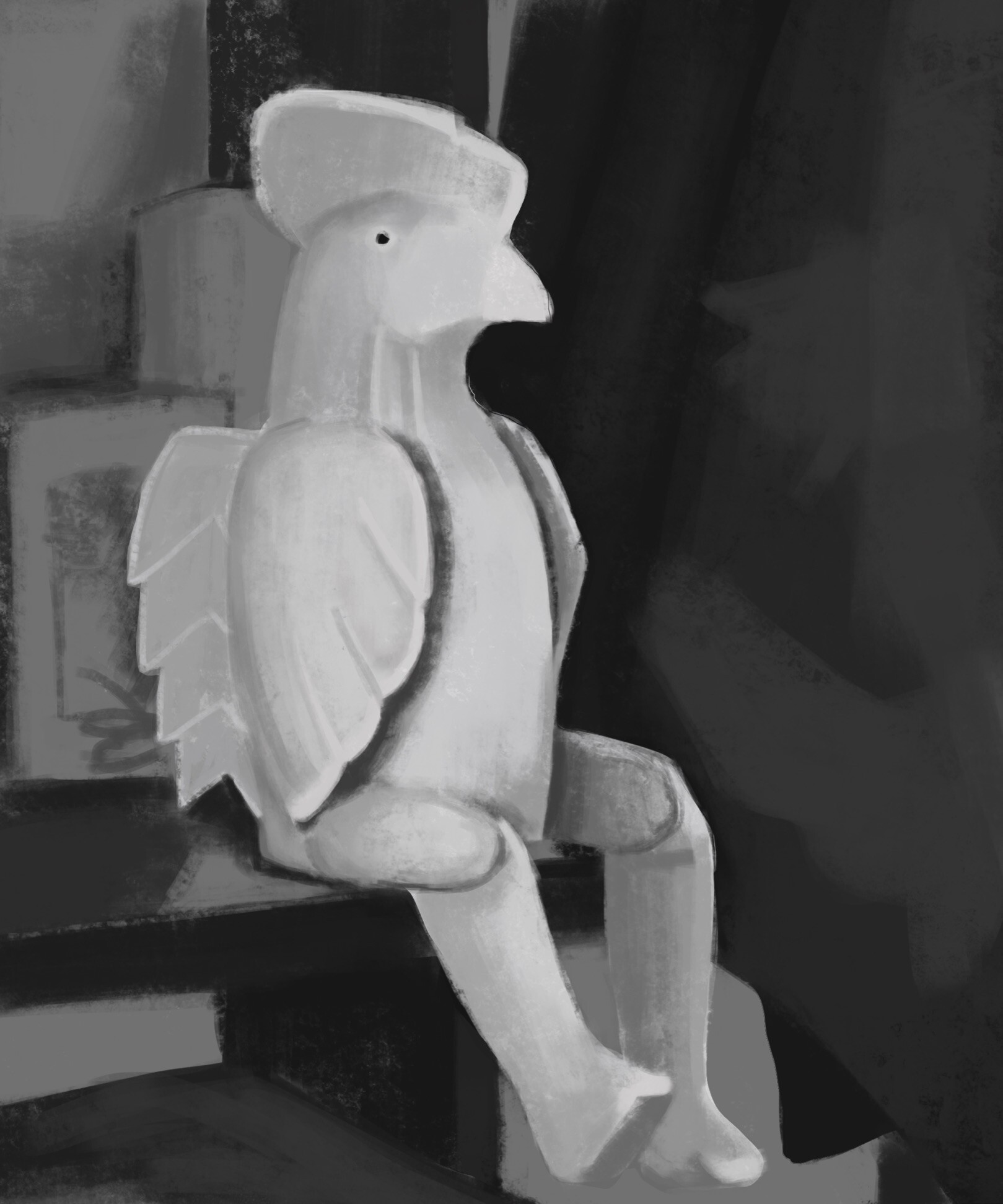 Maria Potapova - Greyscale studies