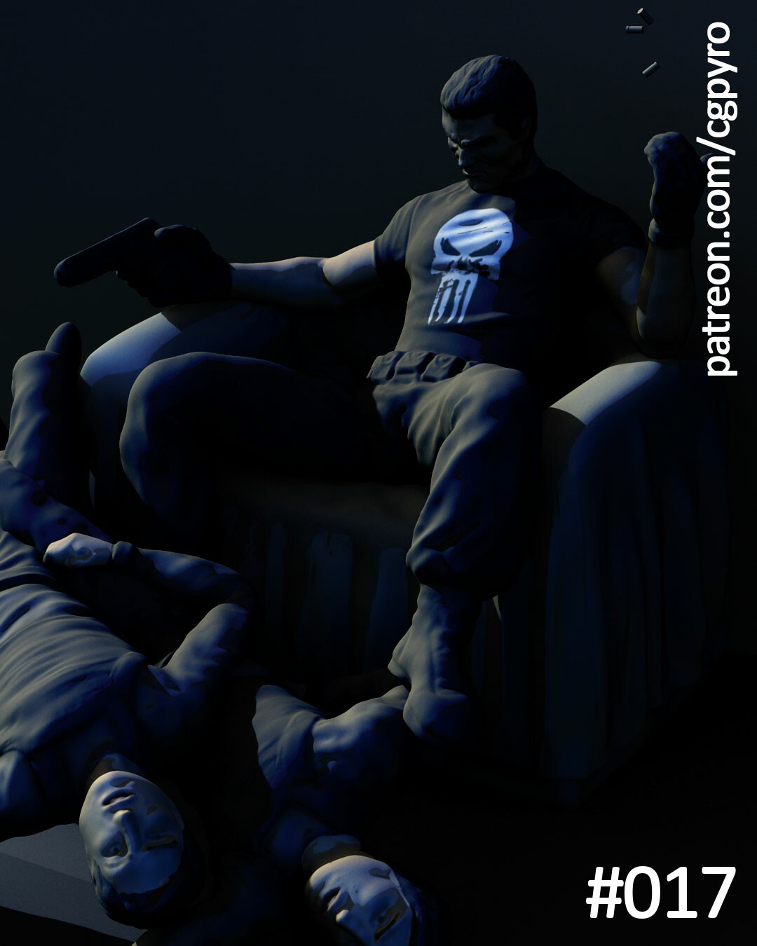 CG Makers - The Punisher - Speed 1 hour challenge / Fanart