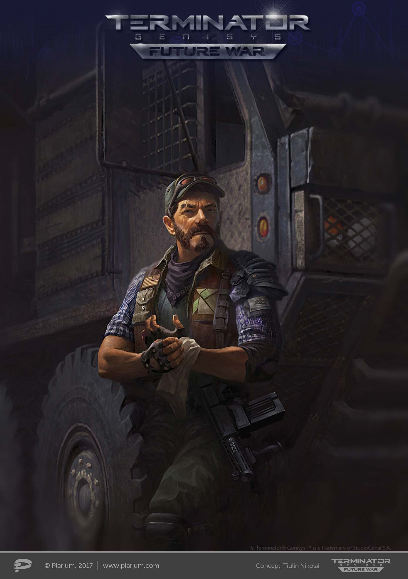 ArtStation - Concept-art for game «Terminator: future war», Nikoli Tiulin