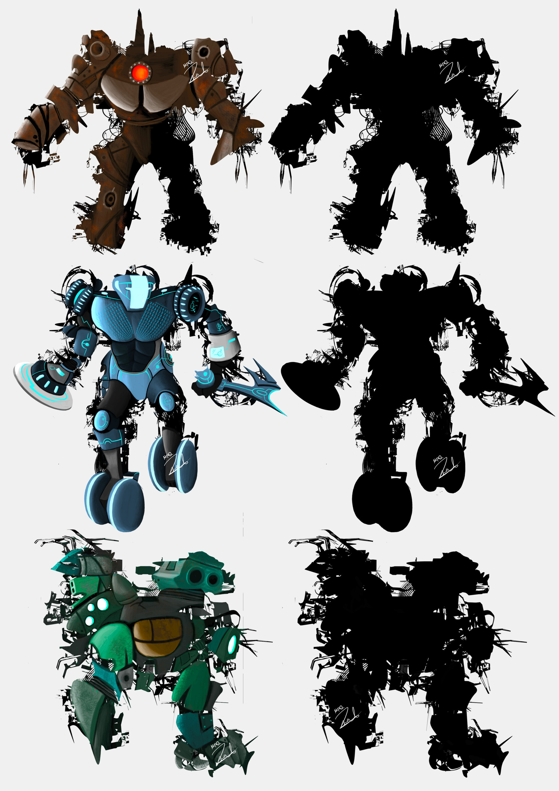 ArtStation - Robot Concept Design