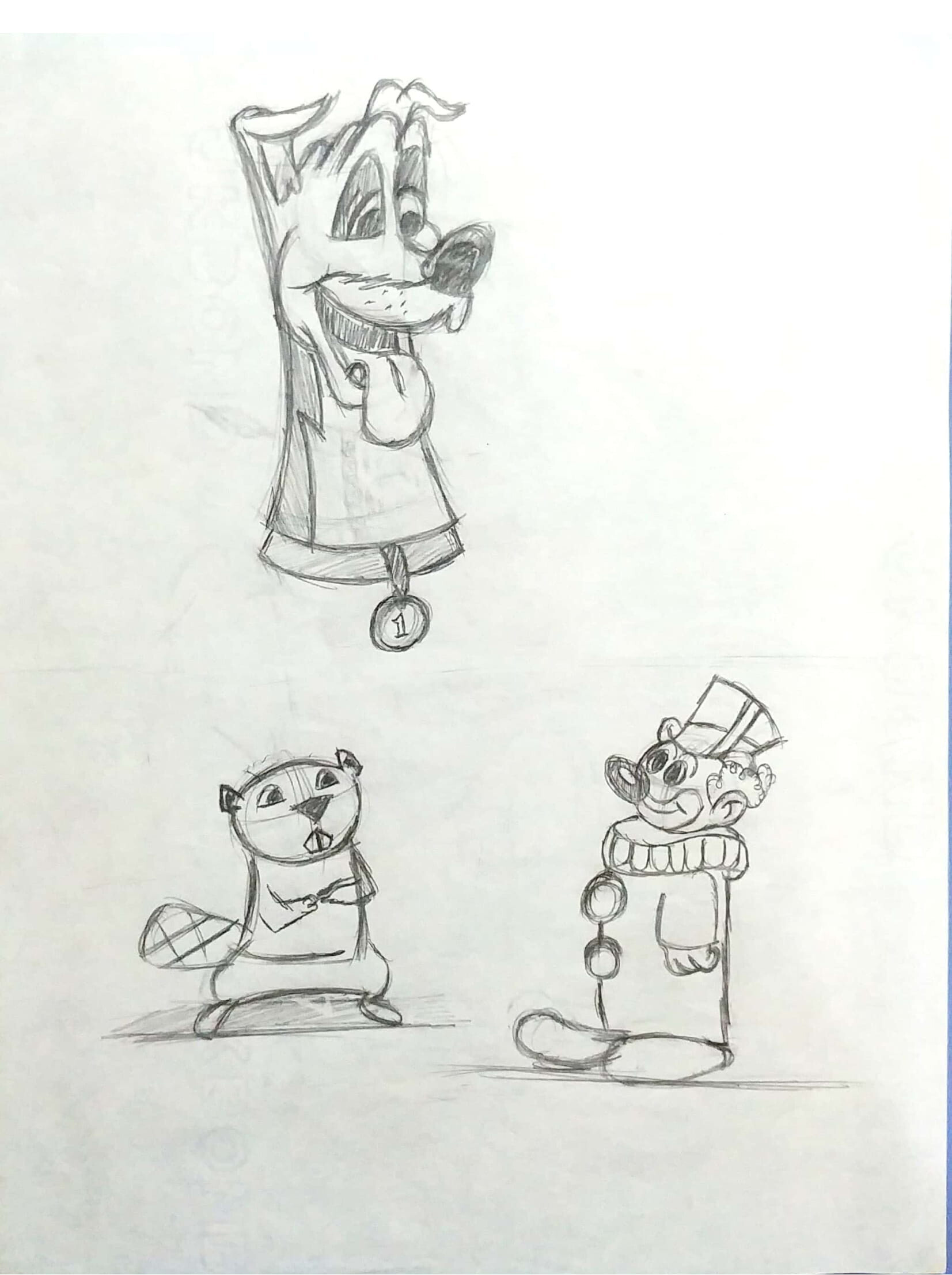 ArtStation - 2D_Cartoon_Character_Sketch_V08