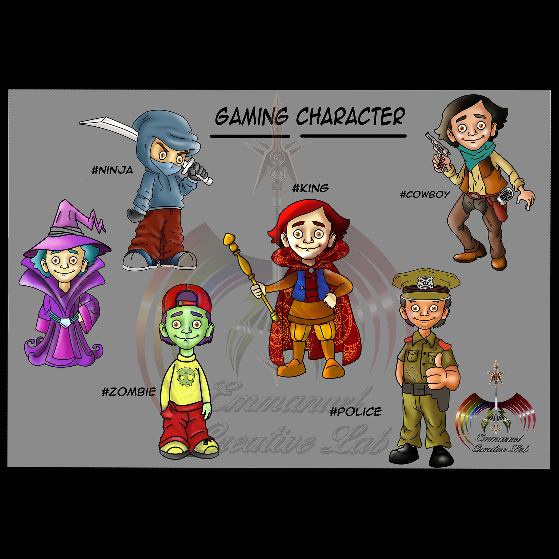 ArtStation - Gaming Character