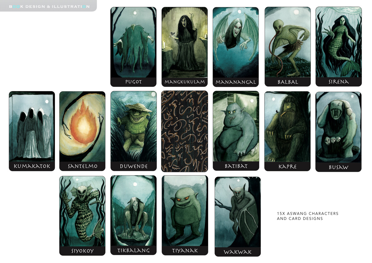 ArtStation - Agimat Mata: Philippine Mythical Creatures - Creature Guide