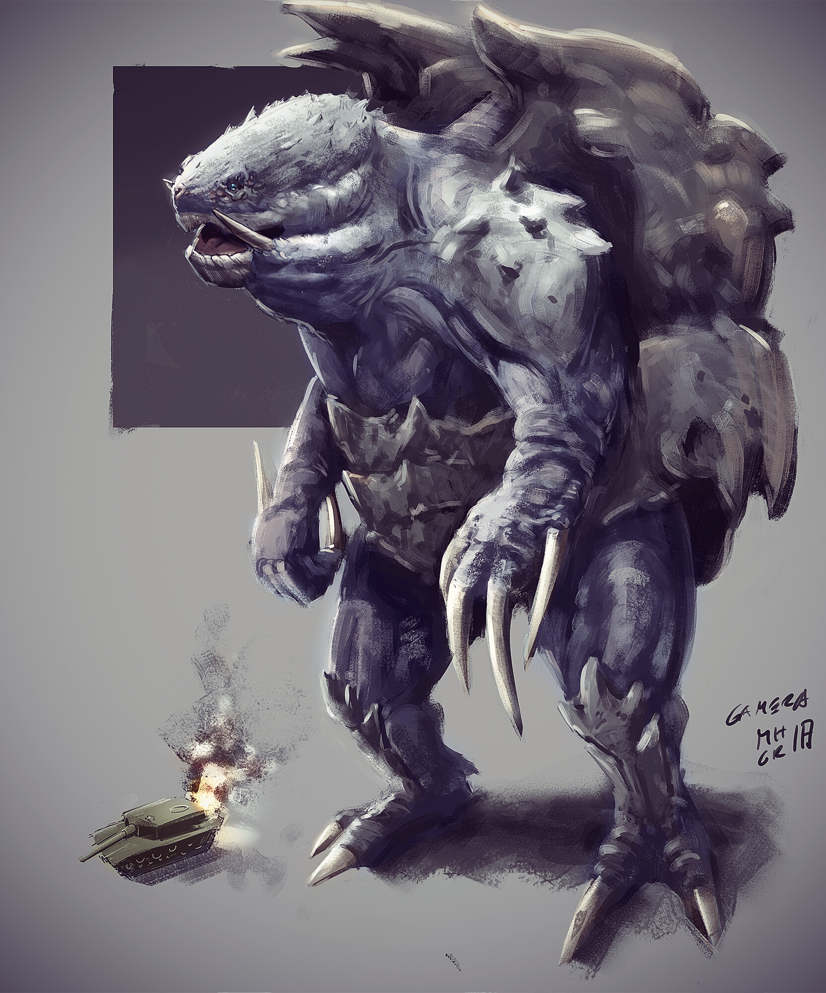 ArtStation - Redesign of Gamera