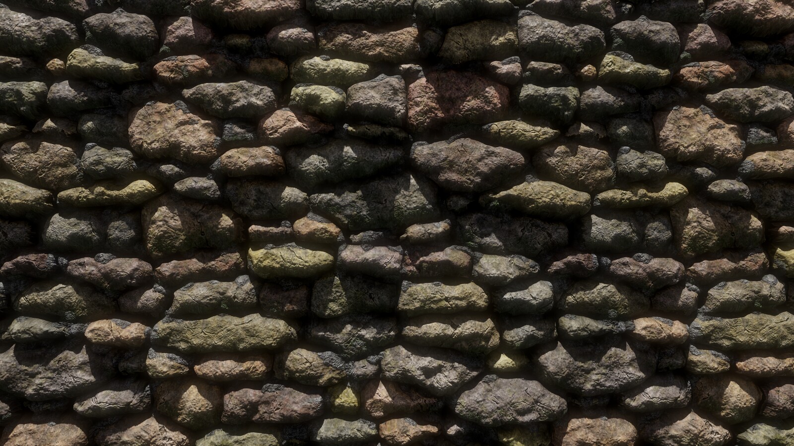 Cyril KESSIN - Medieval Stones Wall material