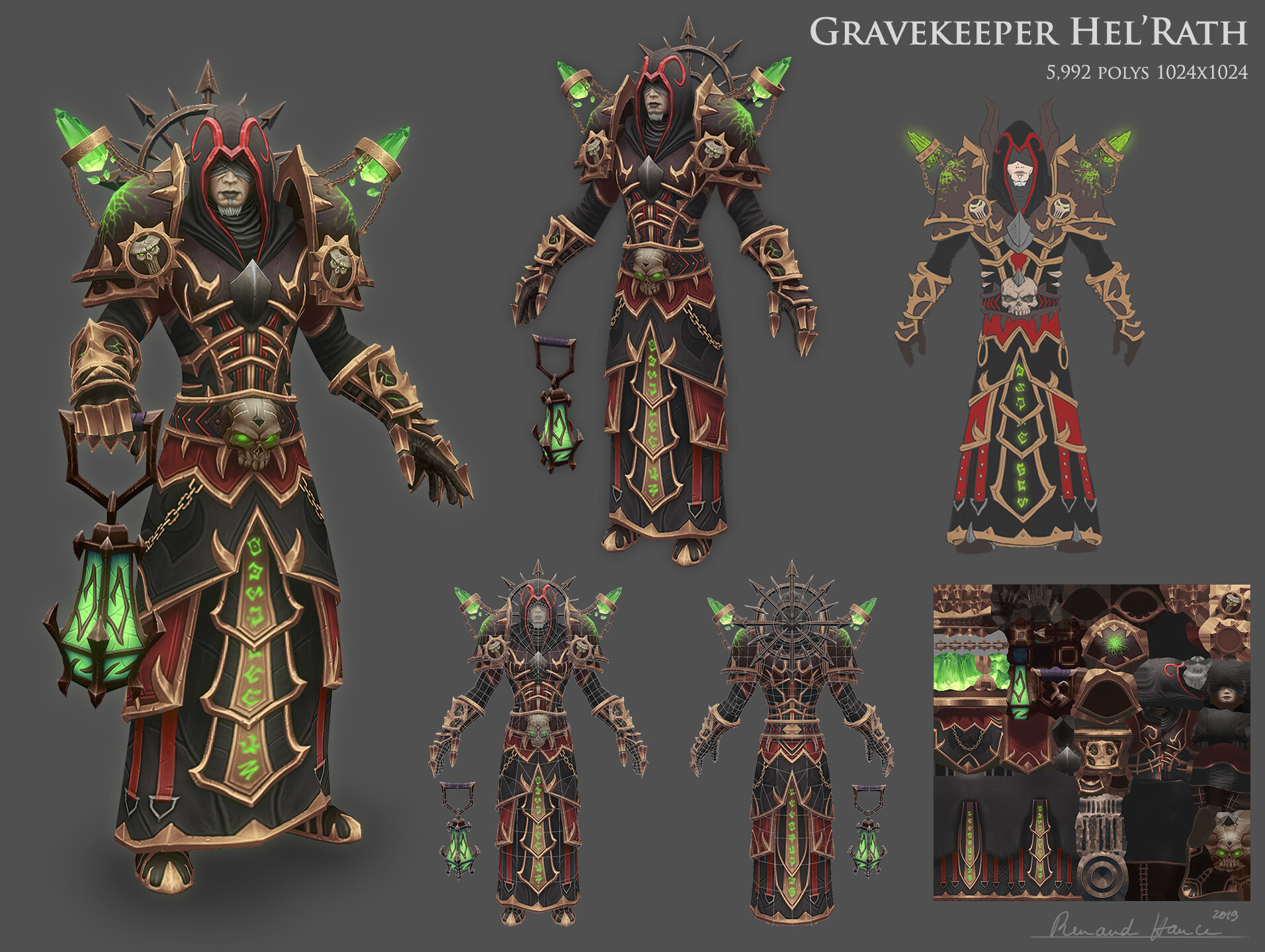 ArtStation - Gravekeeper Hel'Rath