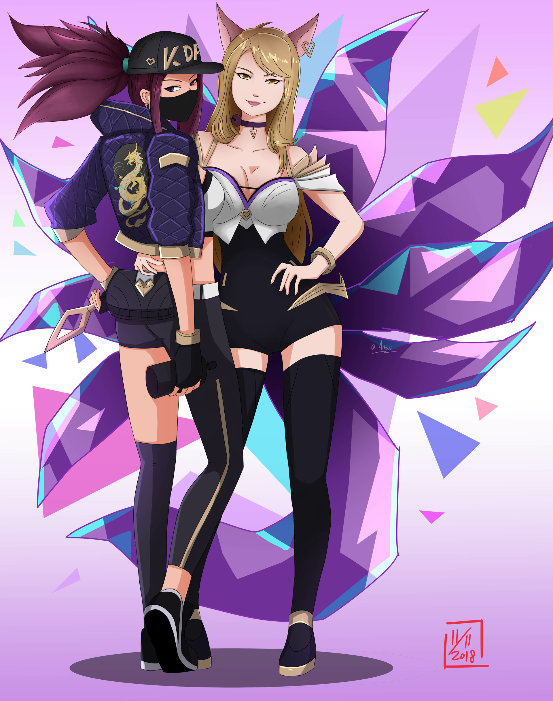 Ahri Y Akali