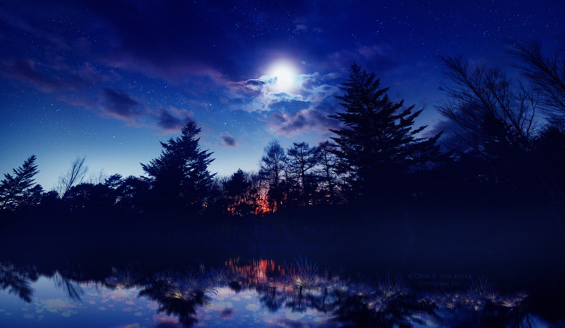 ArtStation - Sapphire night