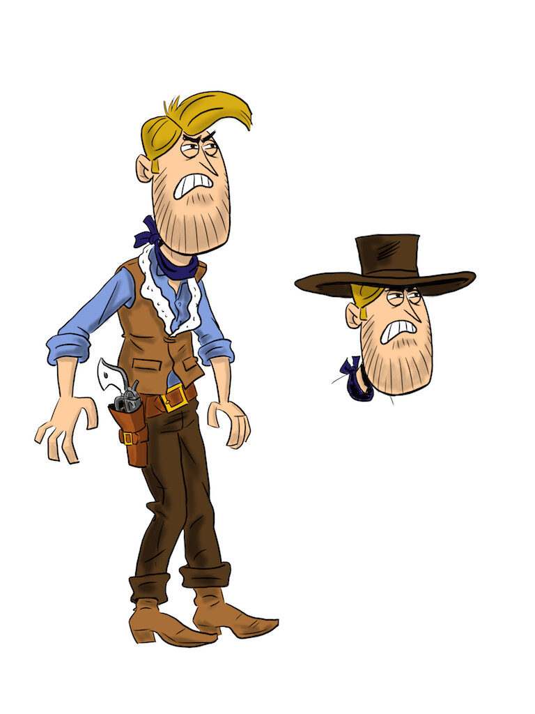 ArtStation - Cowboy Character Design